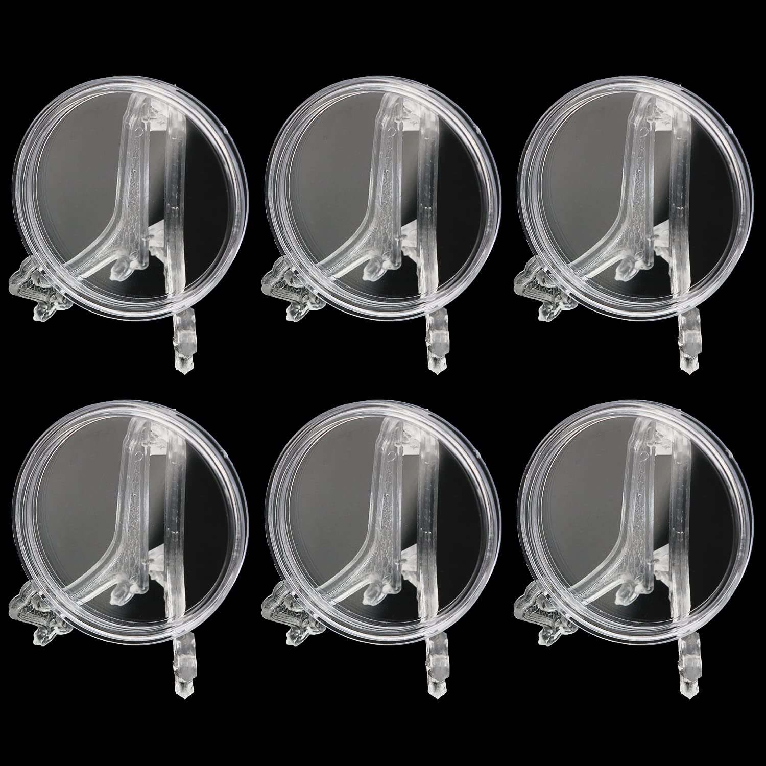 Amazon.com: FMHXG Silver Dollar Coin Holder Set 6Set 40mm Mini Clear ...