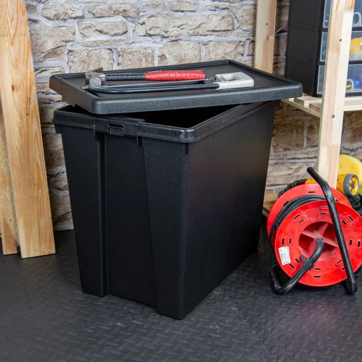 Extra Large Huge Heavy Duty Strong Plastic Storage Box W Heavy Duty