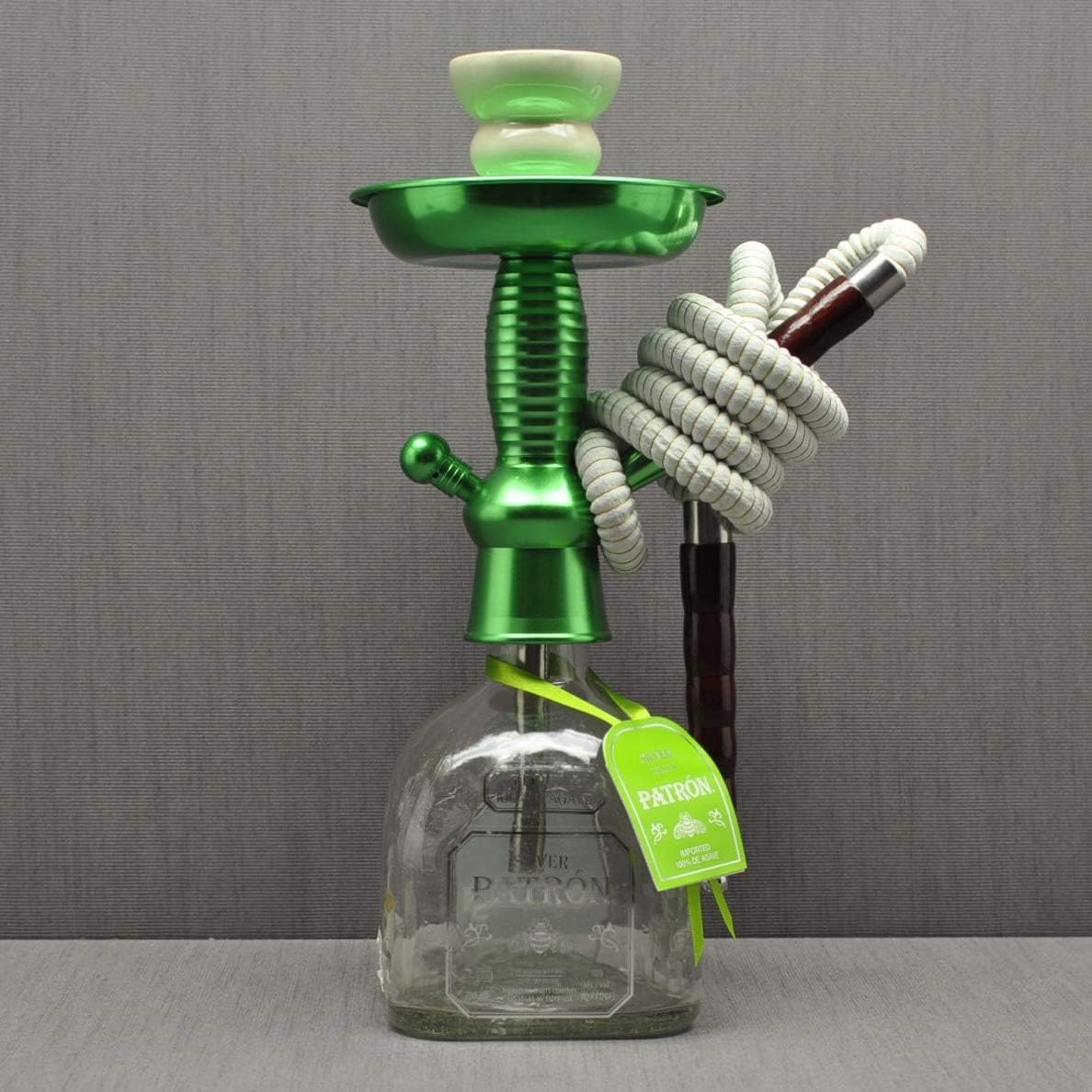 Amazon.com: Patron Reposado .750L Bottle Hookah with LED Stand : Health ...