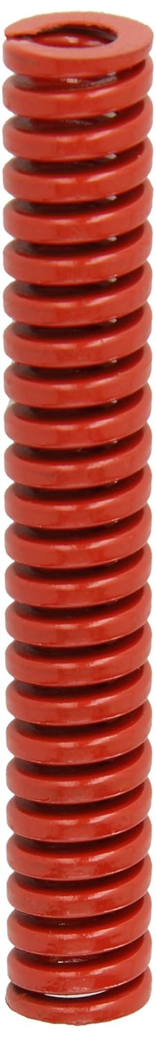 Die Spring, Heavy Duty, Closed & Ground Ends, Red, 20mm Hole Diameter ...