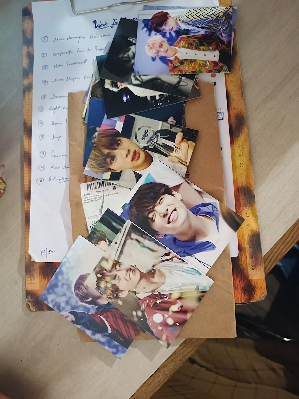 Fusion Cart BTS Bangtan Boys Lomocards All 7 Member for Room Décor/For ...