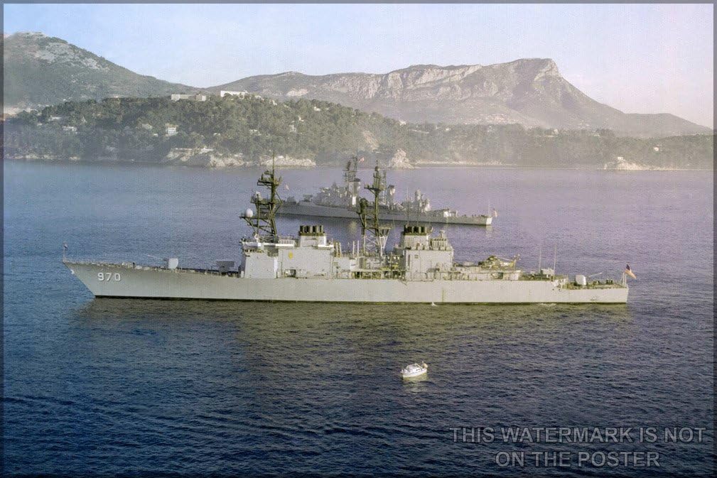 Amazon.com: History Galore 24"x36" Gallery Poster, USS Caron (DD-970 ...