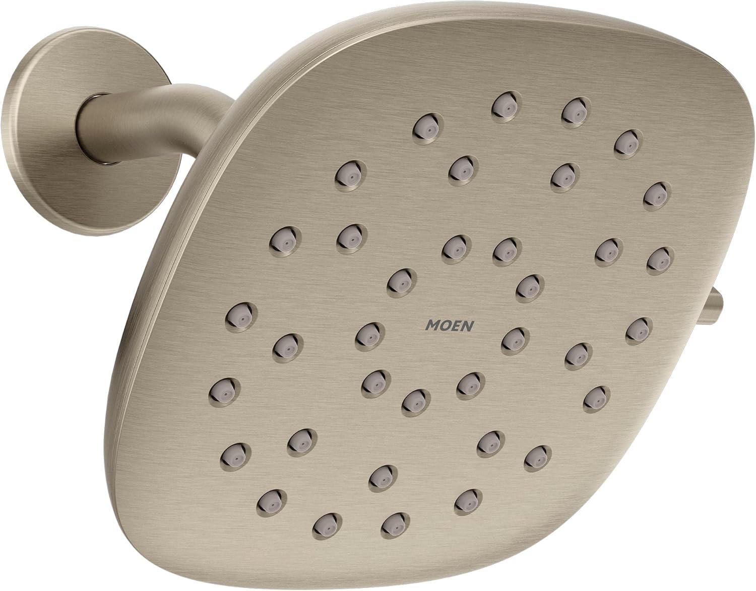 Moen Verso Eco-Performance Infiniti Dial Square Rain Shower Head, 7-Inch Diameter Spray Head ...