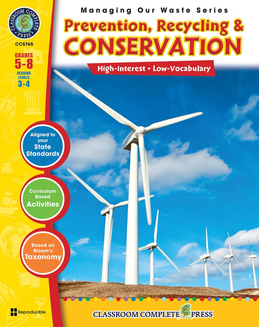 Amazon.com: Prevention, Recycling & Conservation Gr. 5-8 - Classroom ...