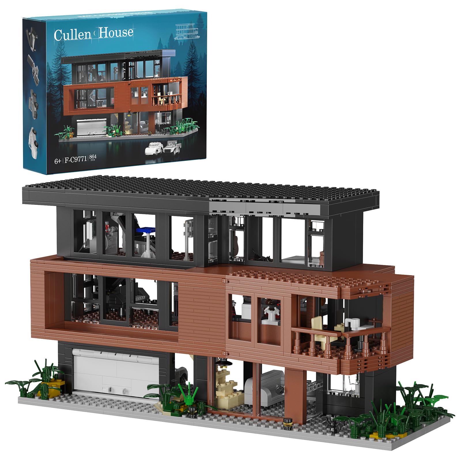 ZIQILIGHTING House Building Set - Architecture Building Toy Merchandise ...