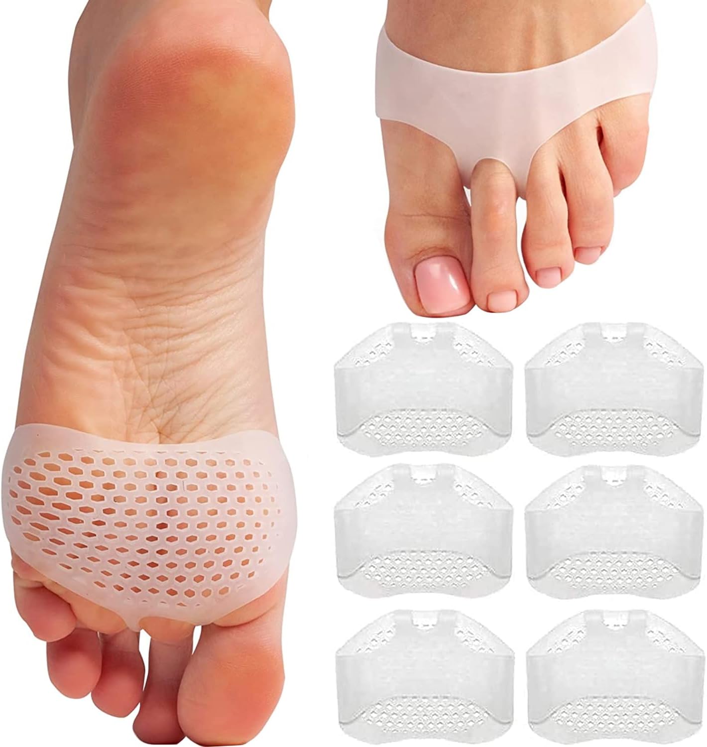 Amazon.com: Metatarsal Pads Ball of Foot Cushions - Metatarsal Pads for ...
