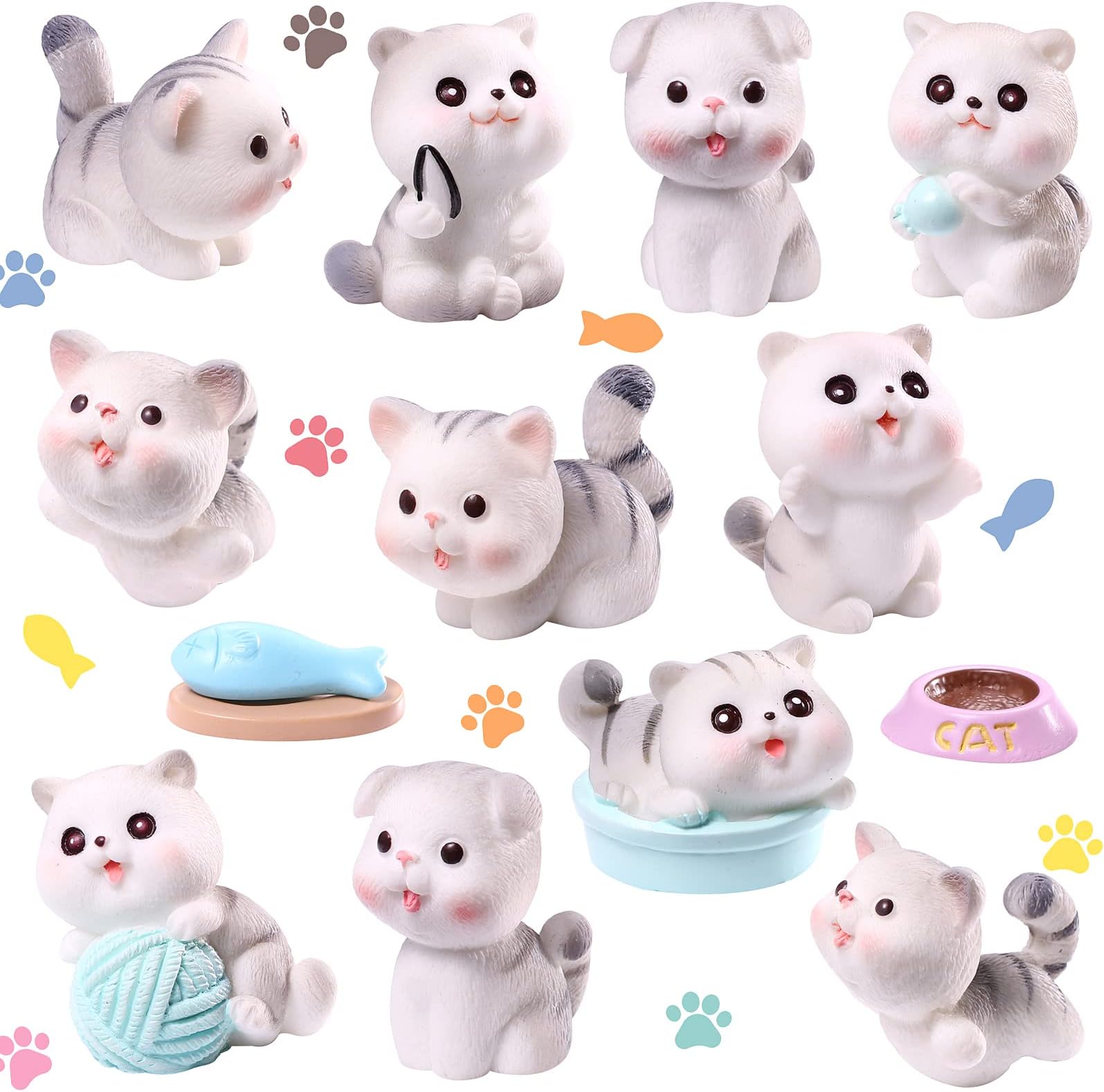 Amazon.com: ATHAND Dancing Cats Pen Holder for Desk, Cat Pencil Holder ...