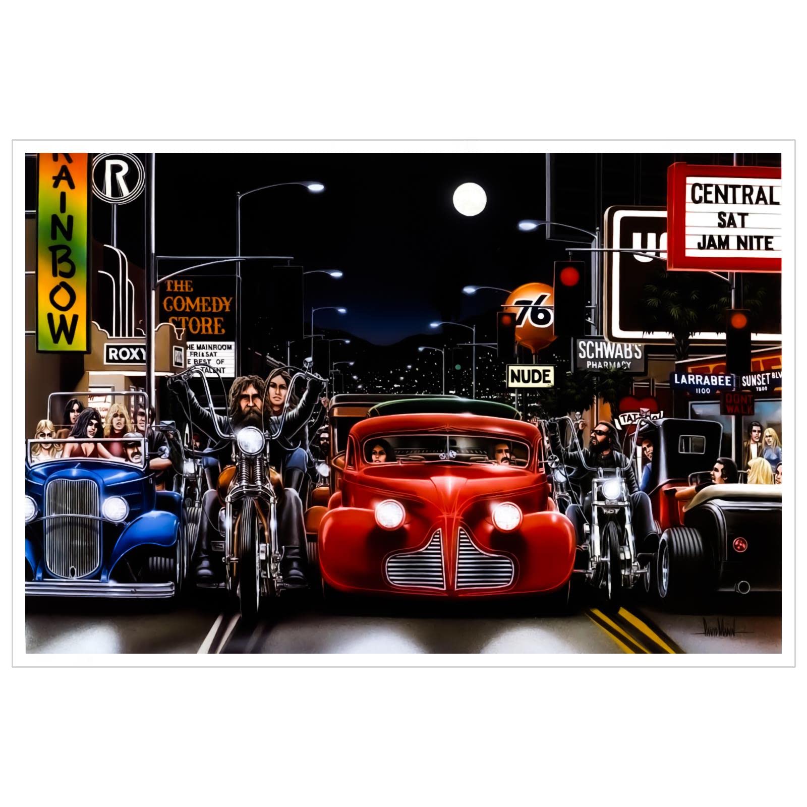 Hells Angels David Mann Posters IRON HORSE OCTOBER 1983 DAVE MANN