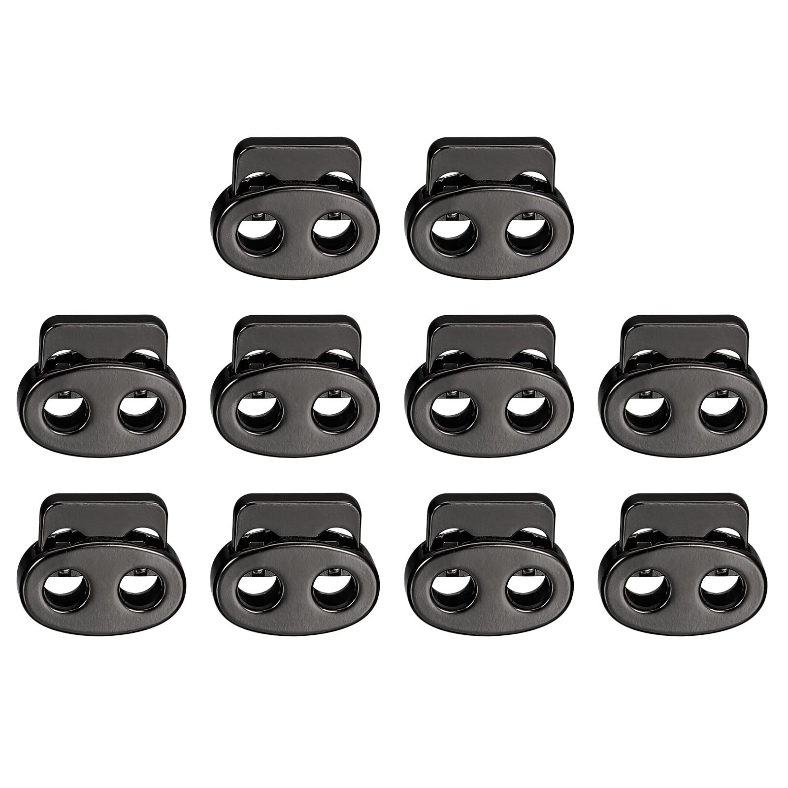 Amazon.com: uxcell Spring Cord Lock End Toggle, 10Pcs Double Hole ...