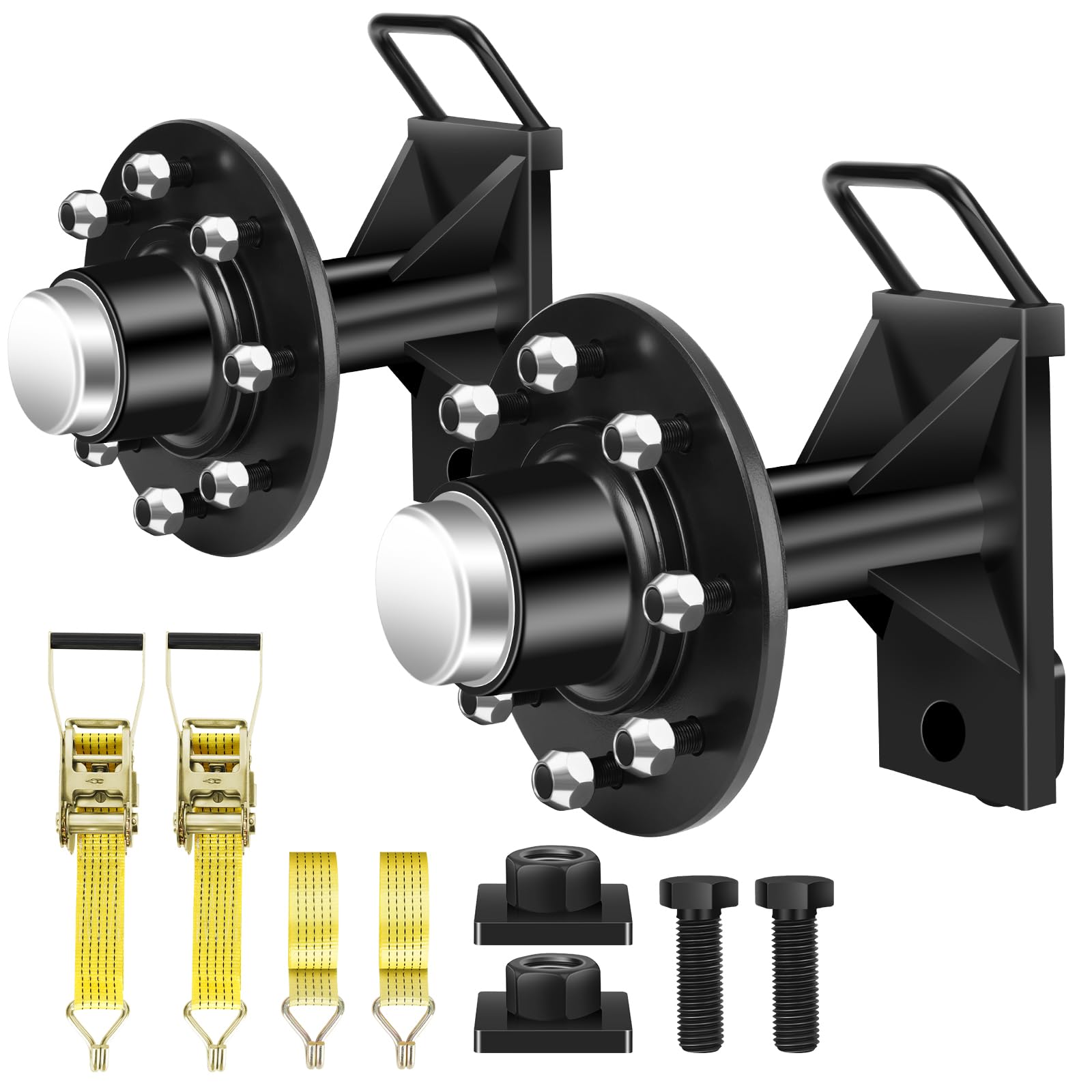 Amazon.com: 2Pack Shipping Container Wheels 8-Lug Wheels kit|Shipping ...