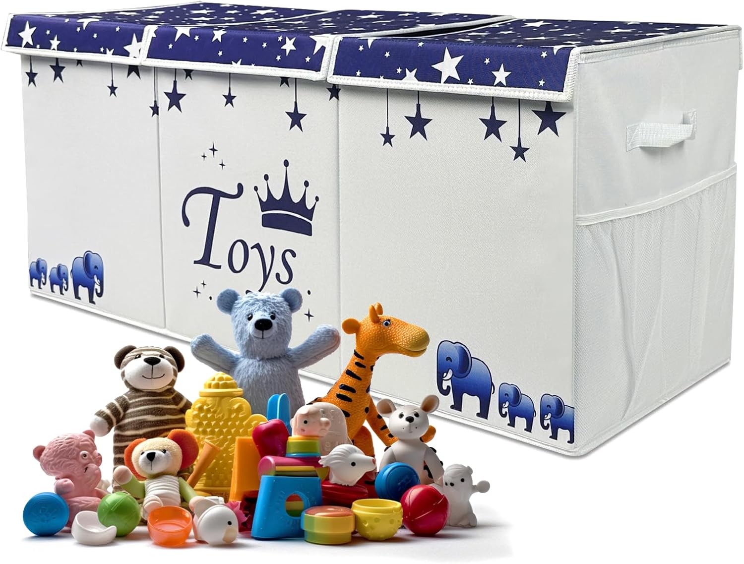 Amazon.com: Extra Large Toy Box for Boys - Toy Storage Organizer For ...