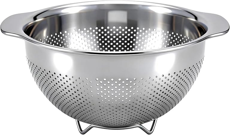 Amazon.com: QBGSFSYG Stainless Steel Colander for Kitchen with Handle ...
