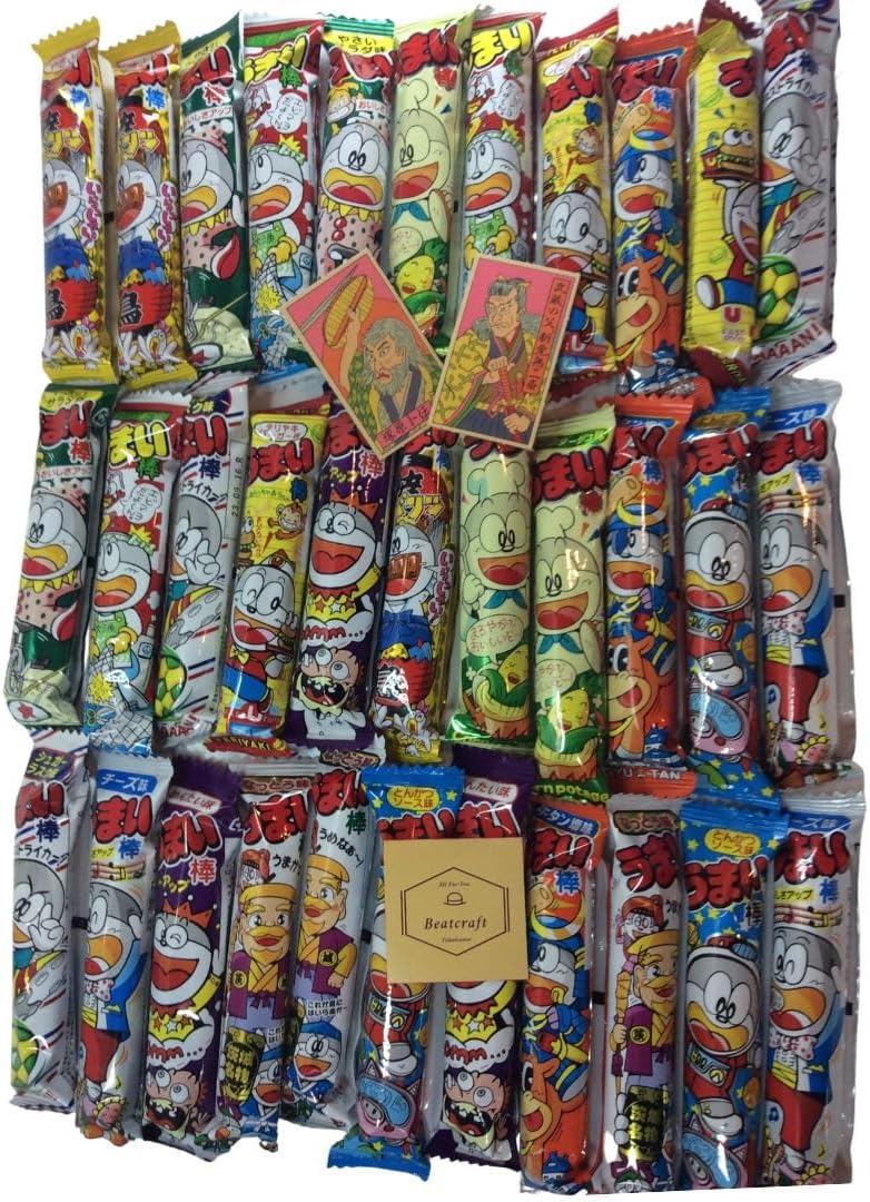 Amazon.com: Konbini Japan - Umaibo Japanese Authentic Dagashi Stick ...