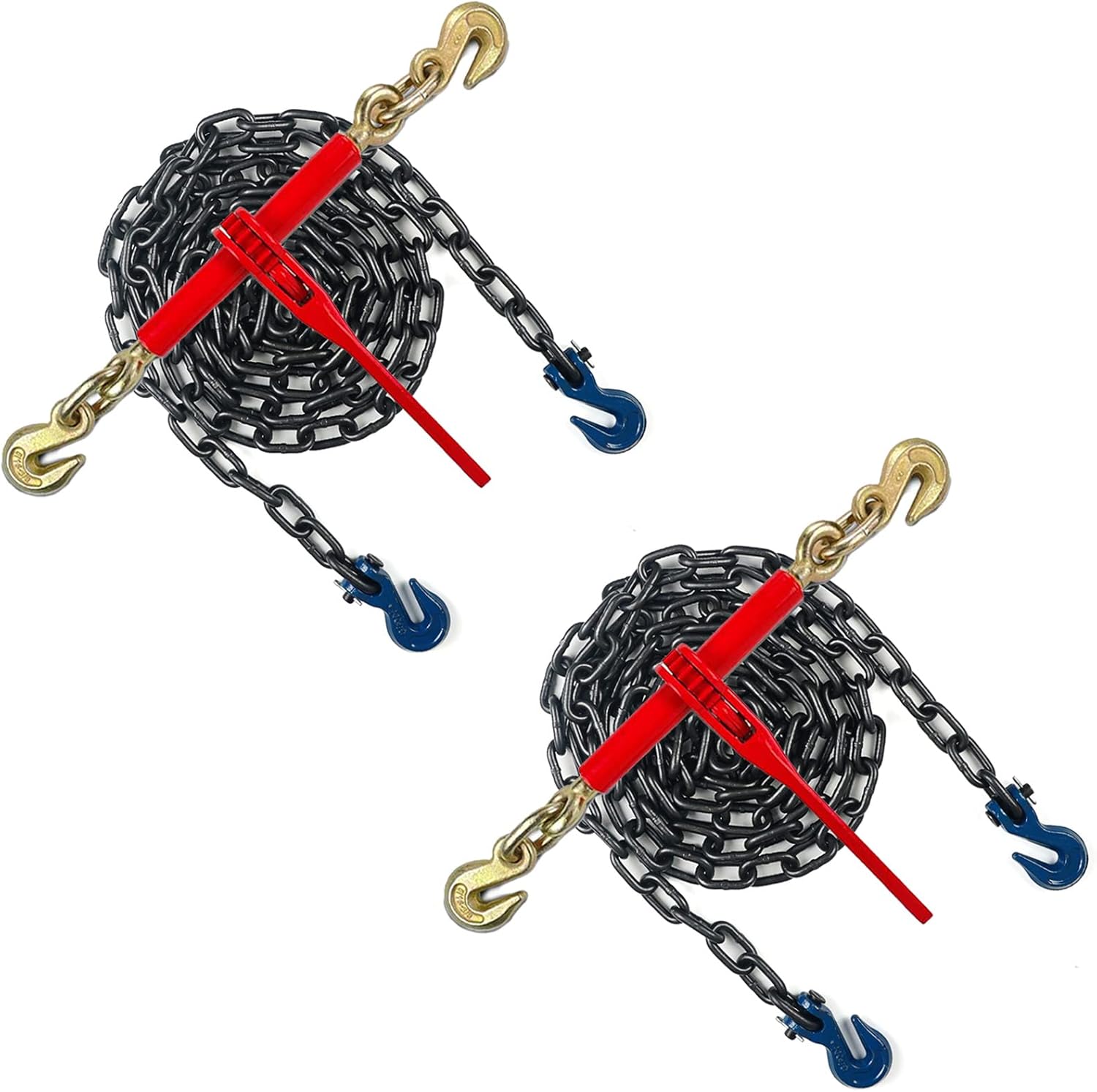 Amazon.com: AYMMIC (2 Pack)5/16"-3/8" Load Binder and (2 Pack)5/16" G70 ...