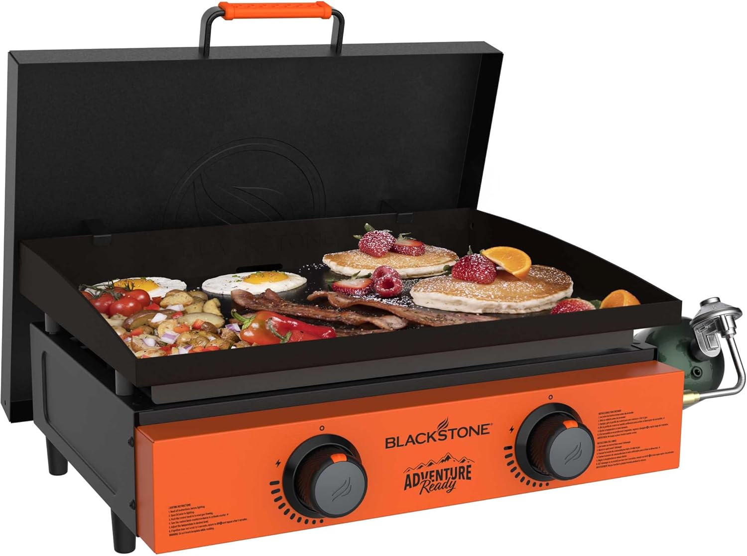 Amazon.com : Blackstone 2306 Adventure Ready 22" Griddle with Orange ...