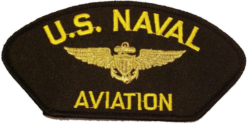 Amazon.com: US NAVAL AVIATION with AVIATOR WINGS PATCH - Yellow and ...