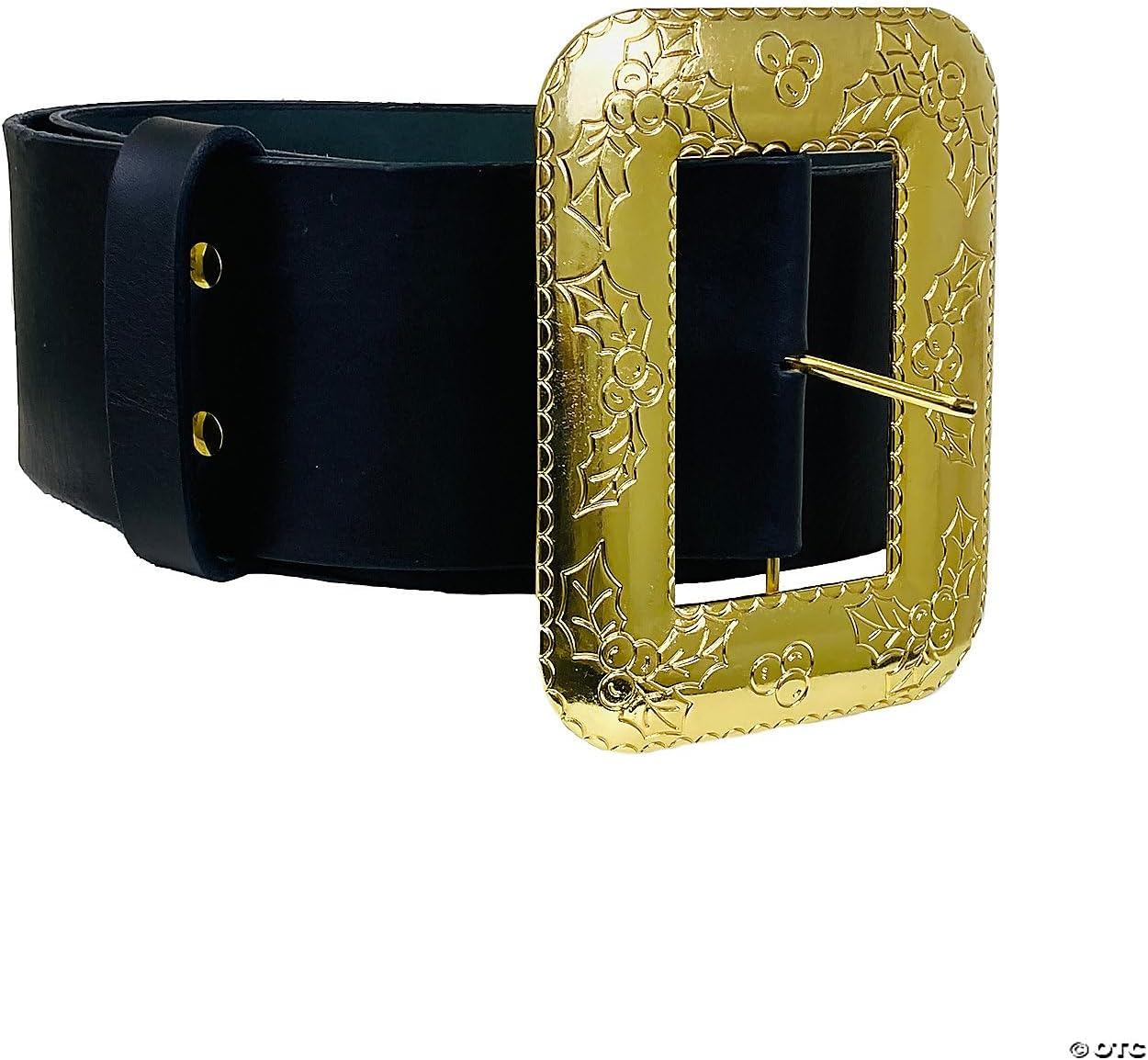 Halco - Leather Santa Belt with Cast Buckle - 53-65" Long - Multi-Color ...
