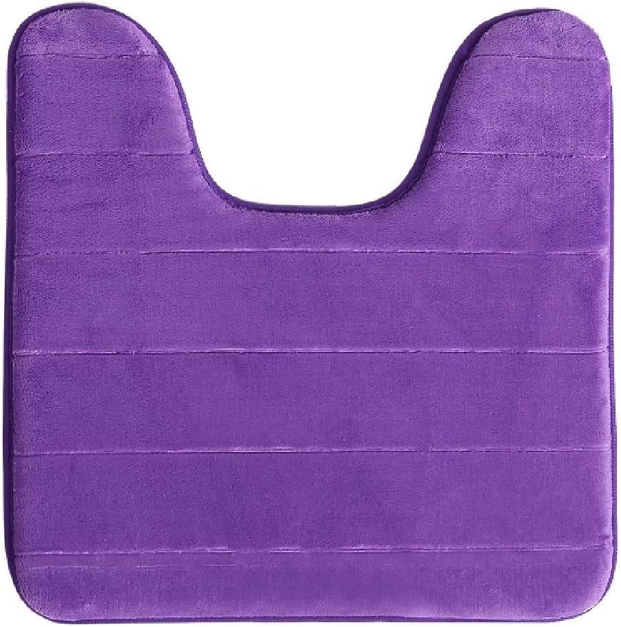 Amazon.com: Memory Foam Toilet Bathroom Mat, Soft and Comfortable U ...