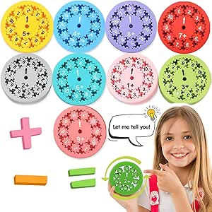 Amazon.com: Math Fidget Spinner Toy for Kids, Kindergarten Learning ...