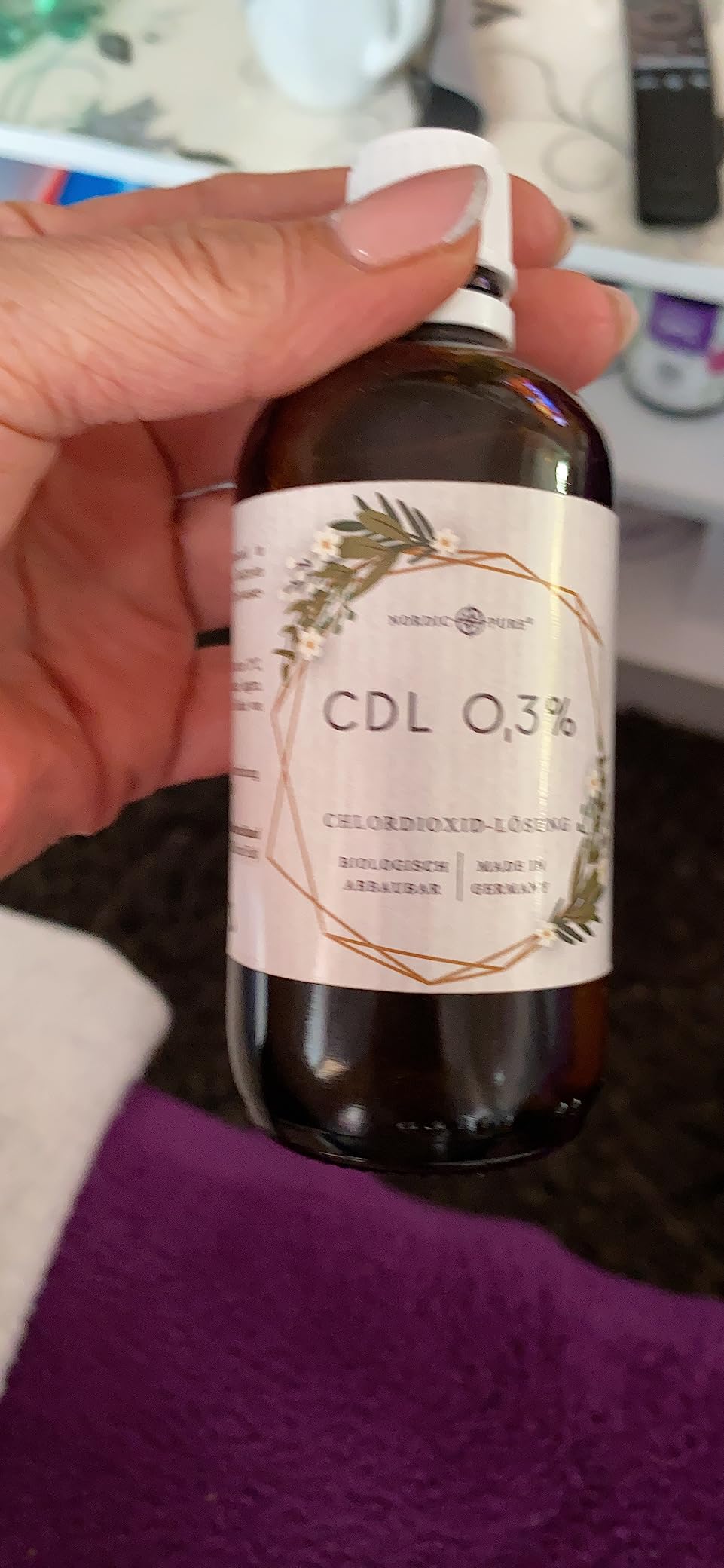 CDL - Chlordioxid Lösung 0,3% von Nordic Pure | 100 ml Chlorine Dioxide ...