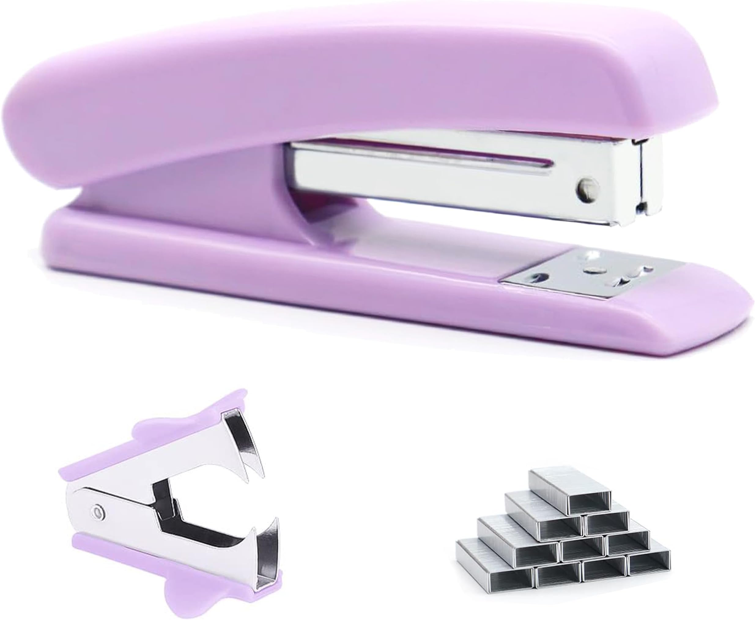 Amazon.com : Purple Stapler, Desktop Stapler, 25 Sheet Capacity ...