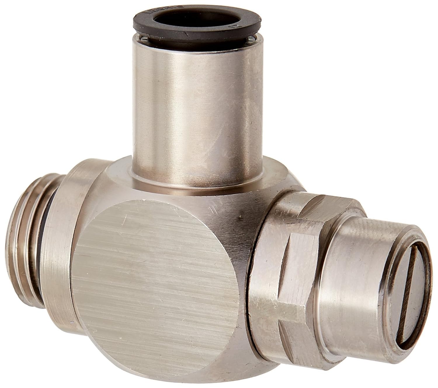 Parker 7130 04 19 Pneumatic Flow Control Regulator, Nickel-Plated Brass ...