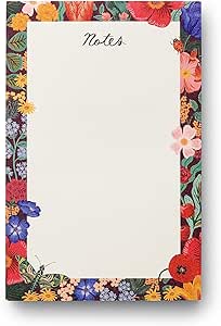 RIFLE PAPER CO. Blossom Desktop Notepad, Tear-Off Pages, Organize Your ...
