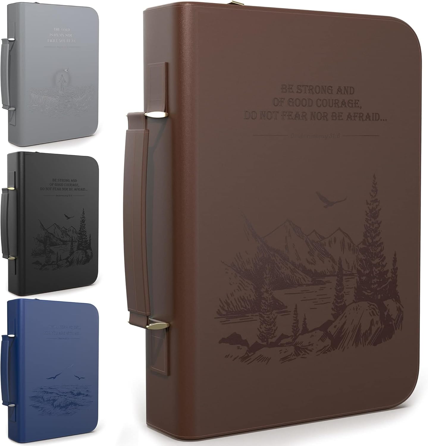 Amazon.com: DEHITE Bible Cover Case for Women and Men – Leather Bible ...