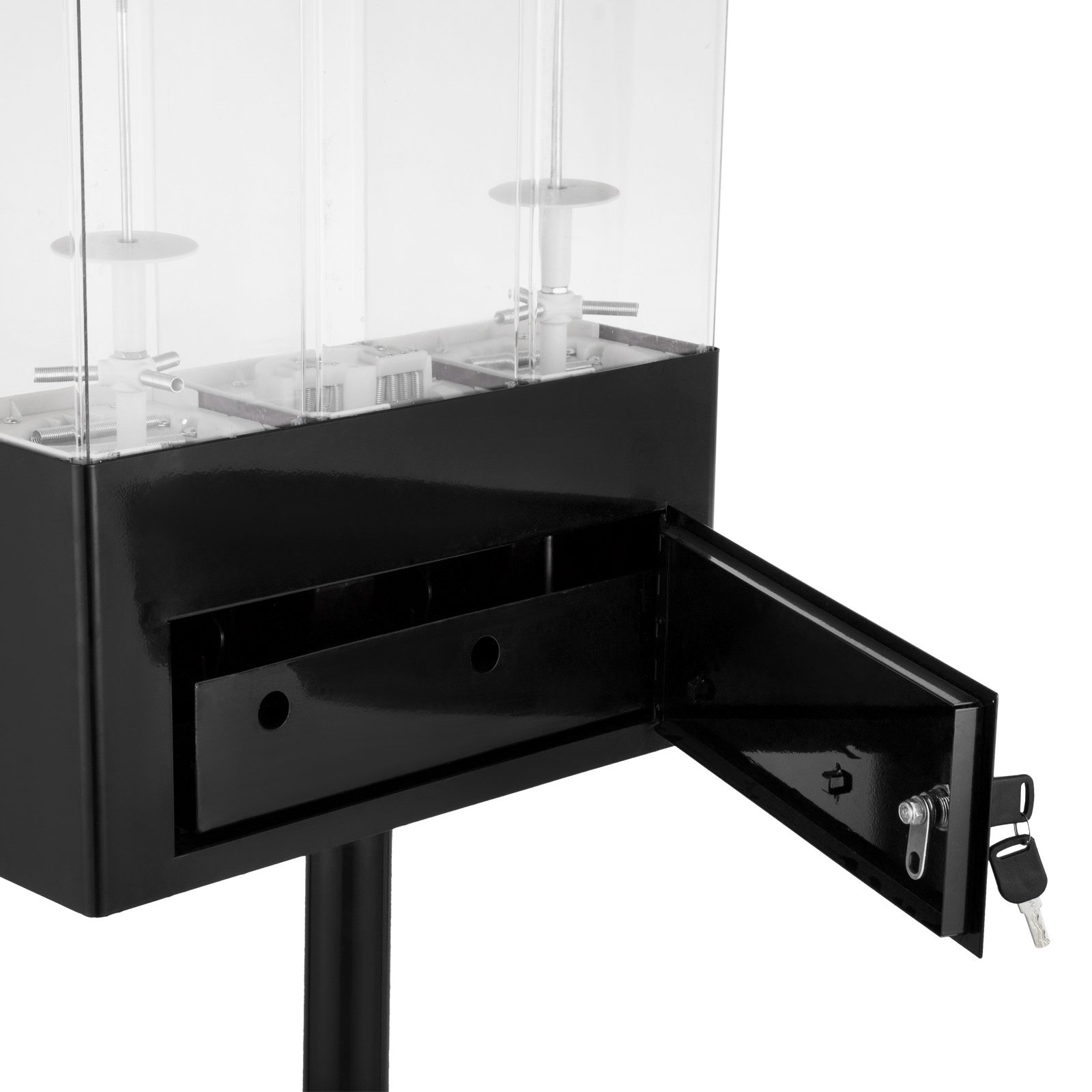 Buy Mophorn Triple Pod Candy Gumball Vending Machine Black Triple Head ...