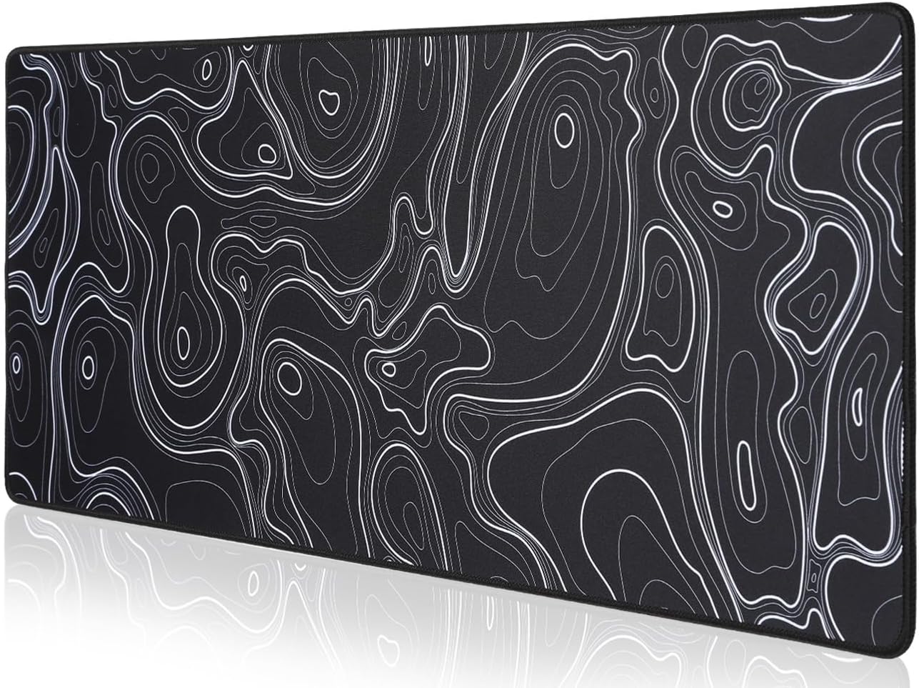 Amazon.com : Topographic Map Waterproof Mouse Pad - Extended Contour ...