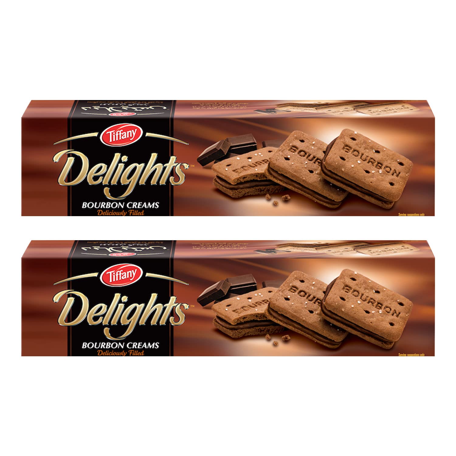 Buy Tiffany Biscuits, Delights Bourbon Cream Biscuits Chocolate ...