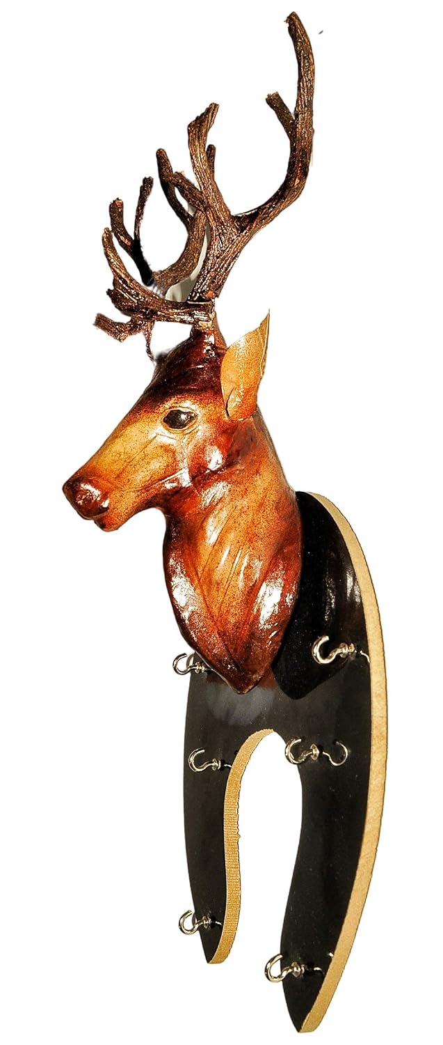 NB Crafted wooden wall Mounted Deer key holders for home, Office ...