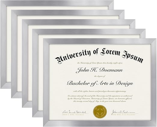 Amazon.com - Americanflat 8.5x11 Diploma Frame with Polished Plexiglass ...