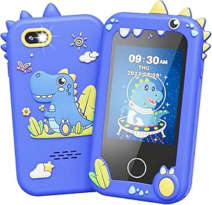 UCIDCI Kids Smart Phone Toys for Girls Ages 3-7 with Dual Camera