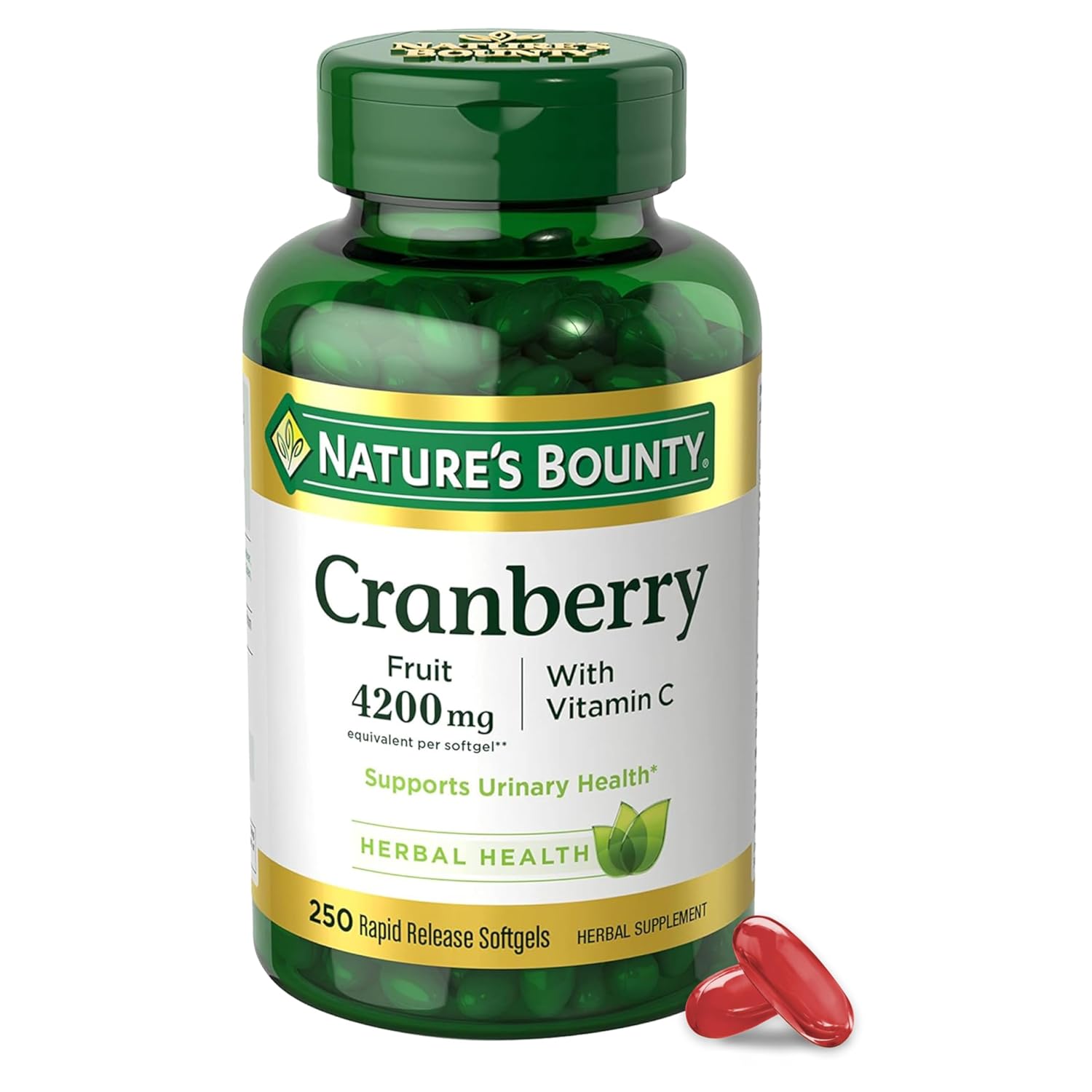Nature's Bounty Cranberry Softgels, 250 Count : Amazon.in: Health ...