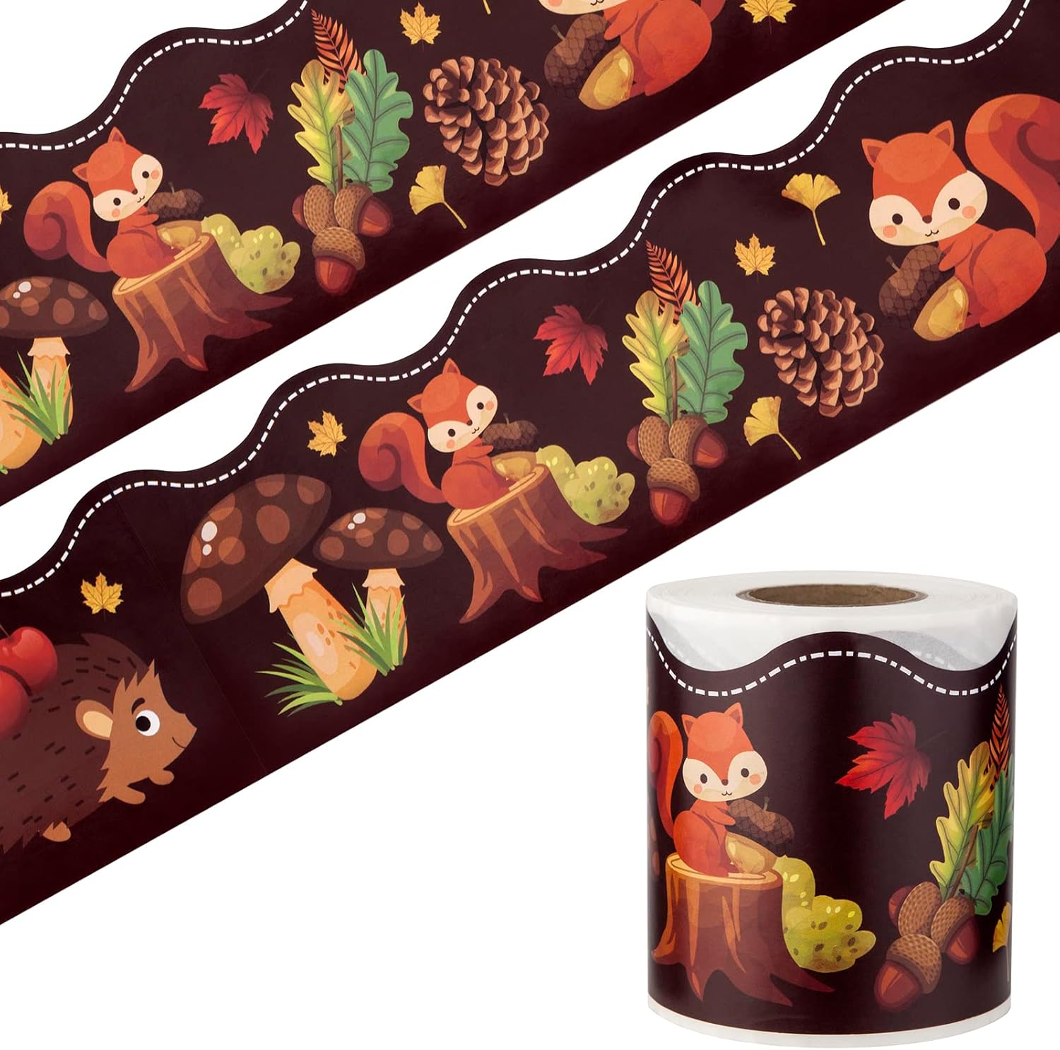 Amazon.com: 65Feet Bulletin Board Borders Autumn Pumpkin Fruit Board ...