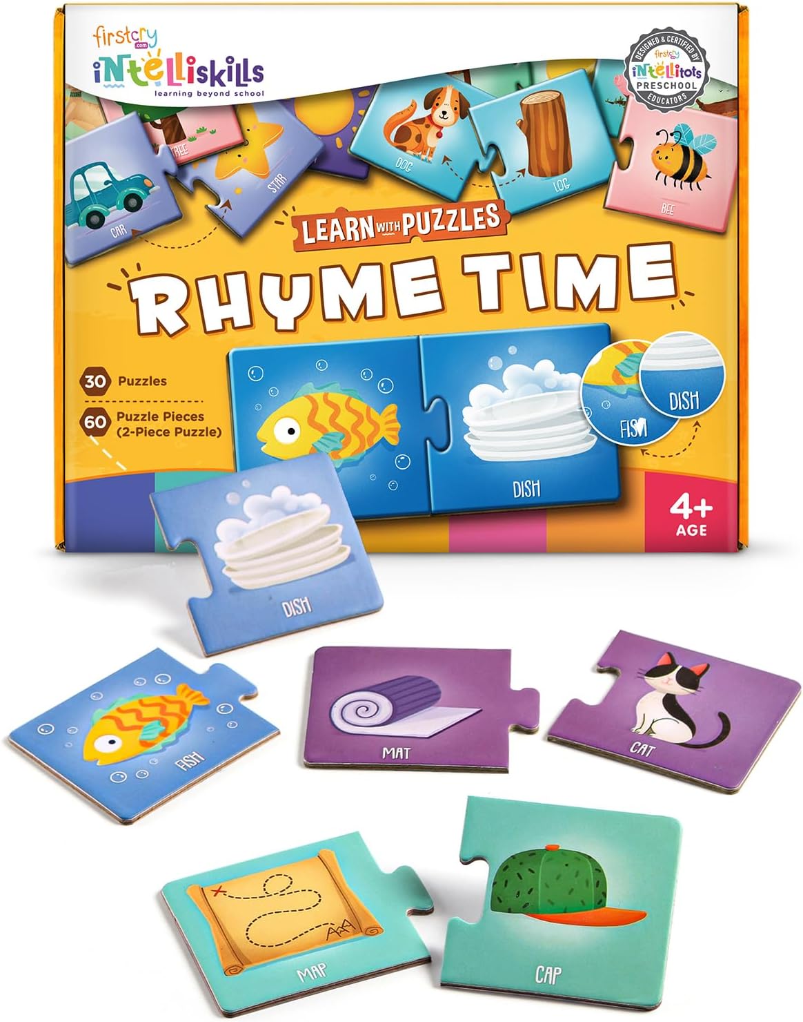 Buy Intelliskills Premium 60 Pcs Rhyme Time Jigsaw Puzzle For Kids ...