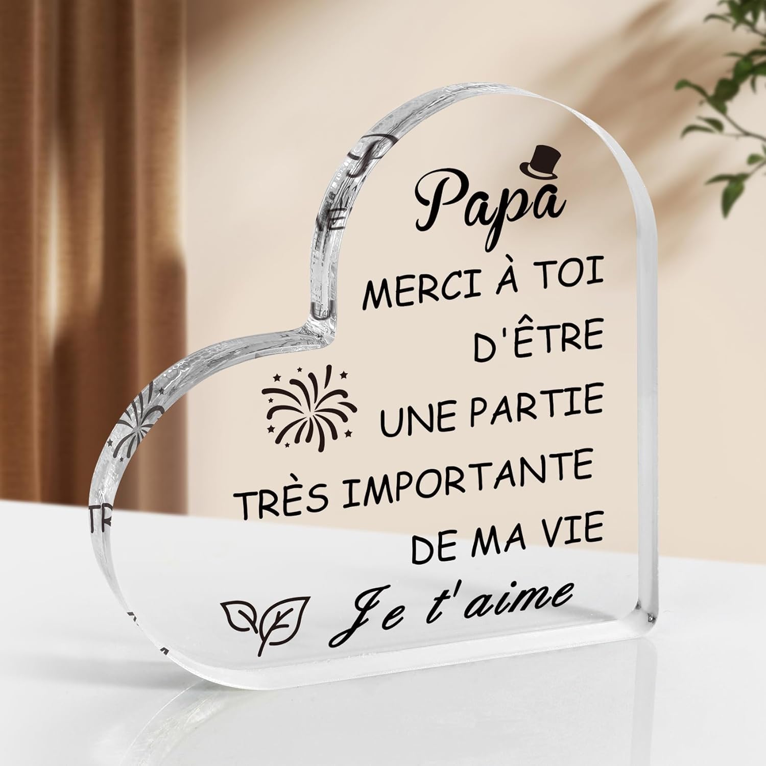 Cadeau Fete des Pere Cadeau Fête des Pères Cadeau Papa Plaque ...