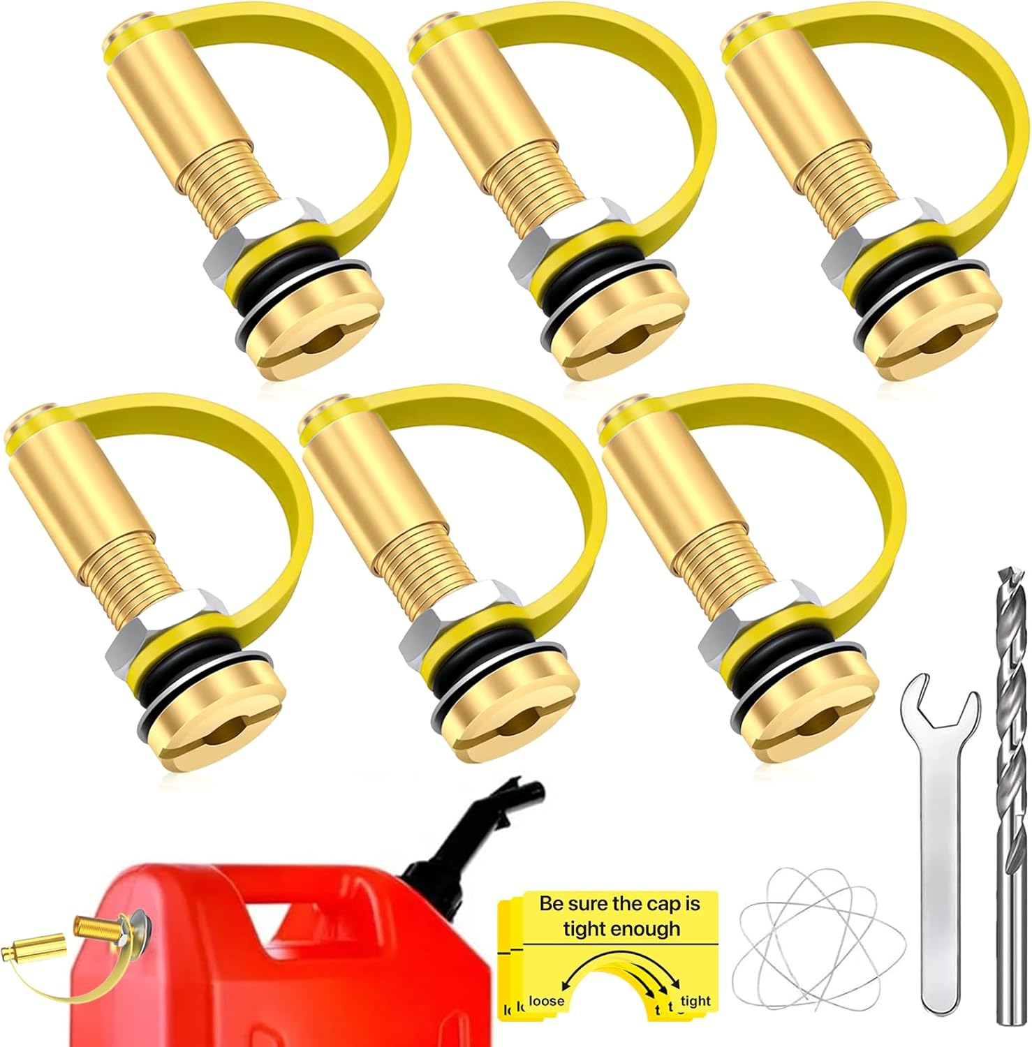 Amazon.com: Fuel Gas Tank Vent Cap, 6-Pack Extended Upgraded Fuel Gas ...