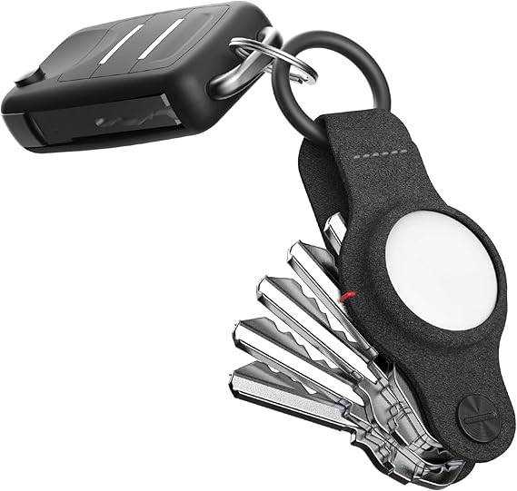KeySmart Air - Compact Key Holder for AirTag (Black) at Amazon Men’s ...