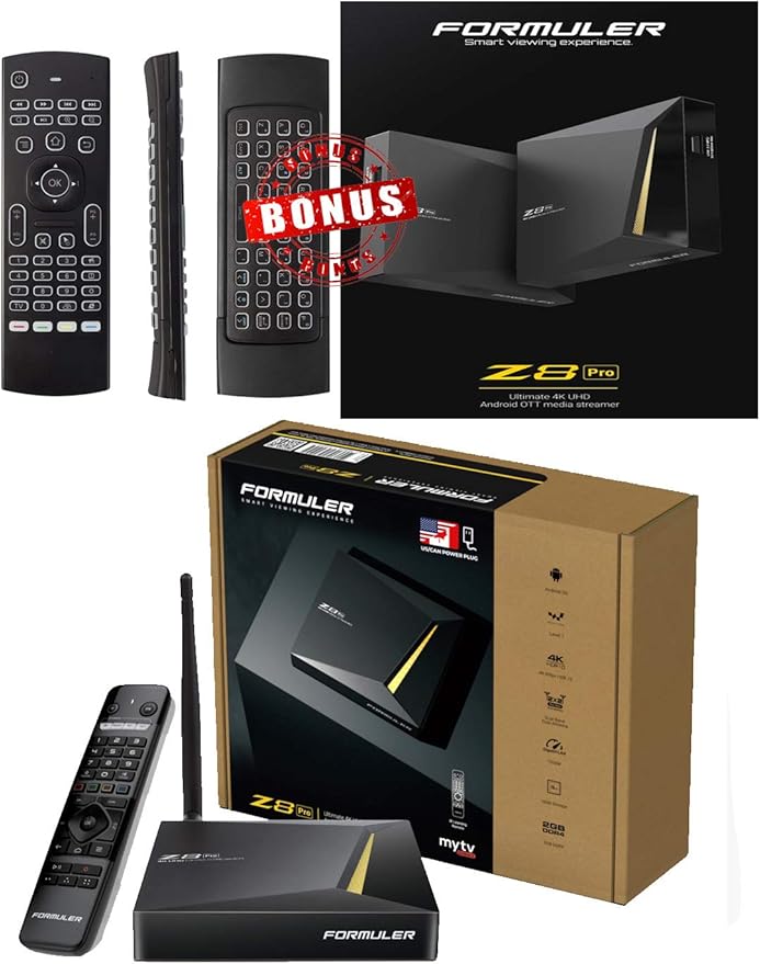 Formuler Z8 Pro Android Dual Band 5G Gigabit LAN 2GB RAM 16GB ROM 4K ...