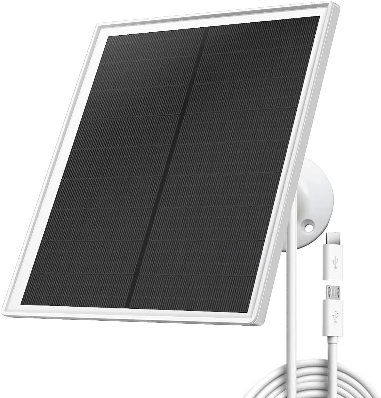 Amazon.com: Solar Panel for Security Camera, 8W Solar Panel Charger for ...