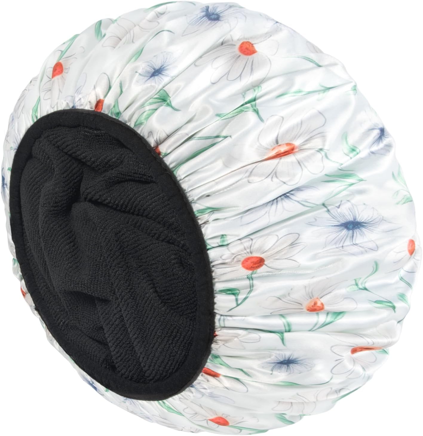 Amazon.com : Auban Shower Caps, Terry Lined Shower Cap,Triple Layer ...