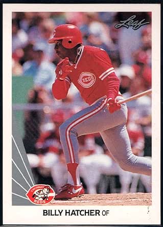 Amazon.com: Baseball MLB 1990 Leaf #241 Billy Hatcher Reds ...