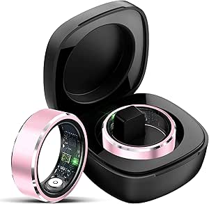 Amazon.com: CNBRO Smart Ring for Women Health Tracker Rings Heart Rate Sleep Monitor Remote ...