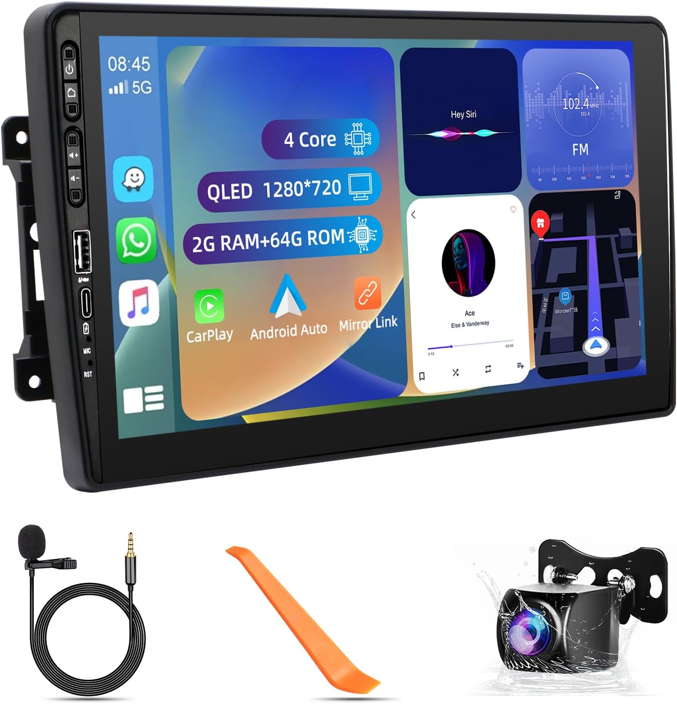 Amazon.com: 2G+64G Car Stereo for Jeep Wrangler/Compass/Grand Cherokee ...