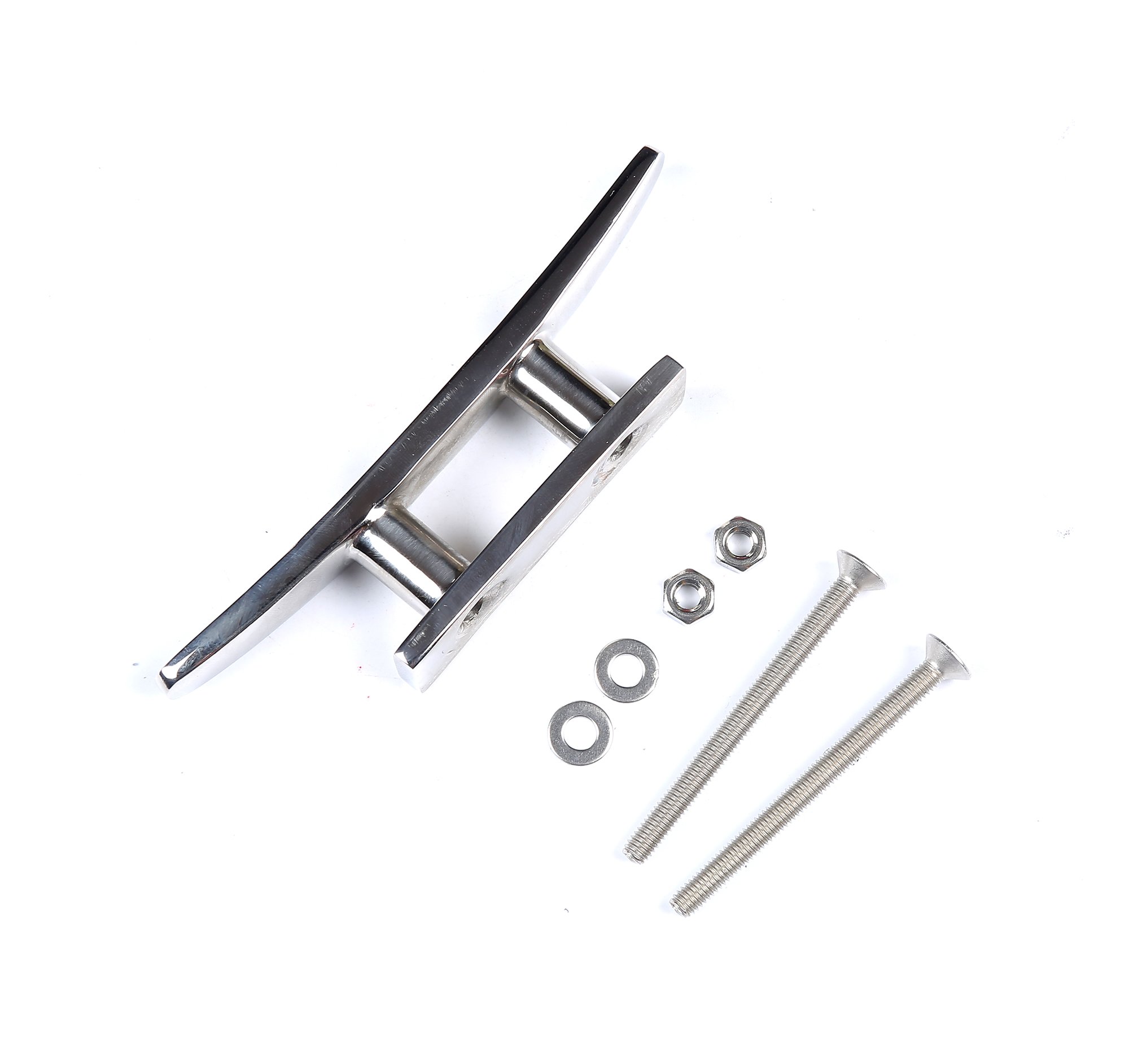 Snapklik.com : Mxeol Boat Dock Cleats 4 Inch Stainless Steel Rope Tie ...