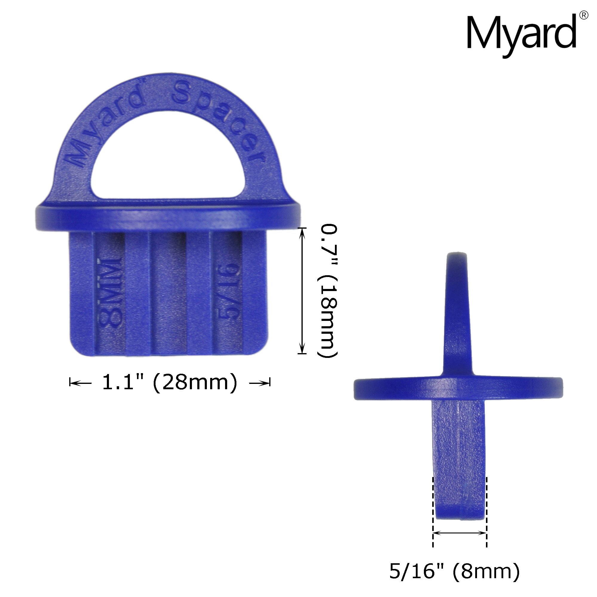 Snapklik.com : DJS8 Myard 5/16 Inches Deck Board Jig Spacer Rings For ...