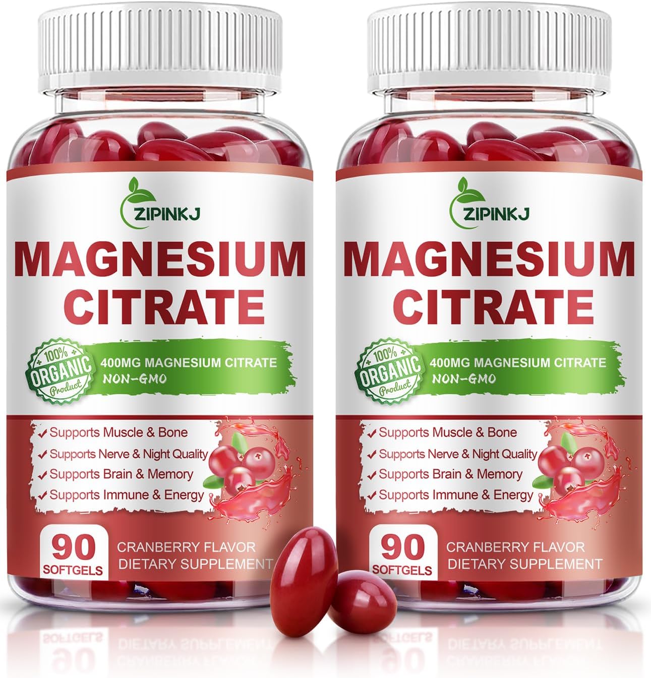 Amazon.com: Magnesium Citrate Supplements for Women/Men, Magnesium ...