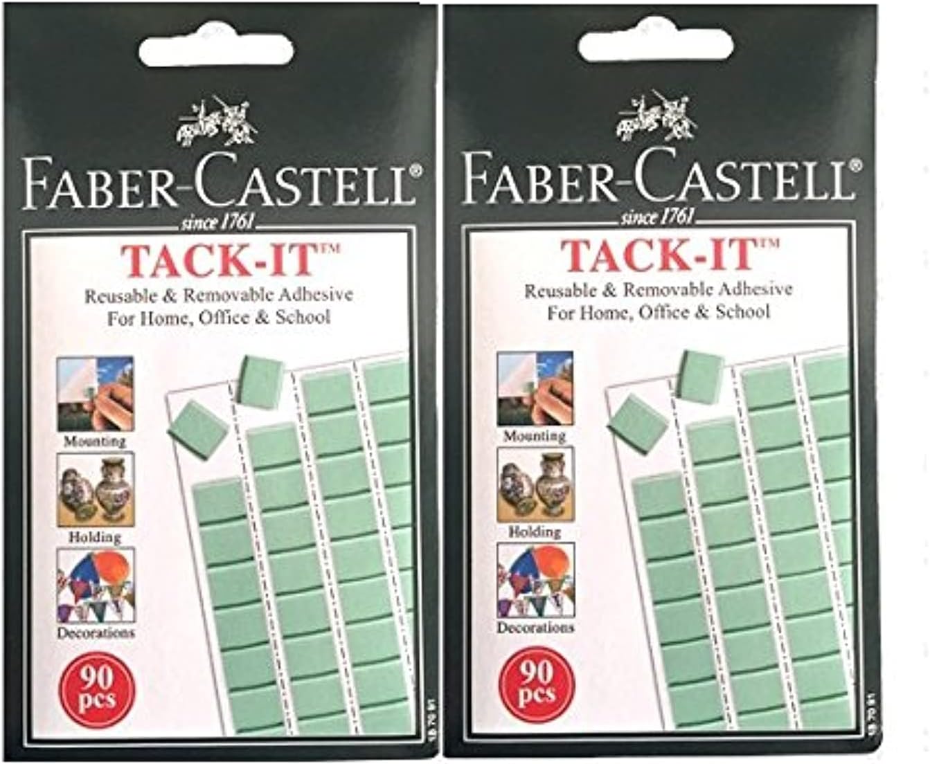 Faber-Castell Tack-It - 90 pieces (Light Green) : Amazon.in: Office ...